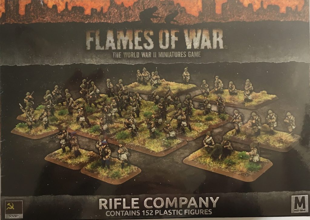 15mm Flames of War Soviet Rifle company - Empires at War