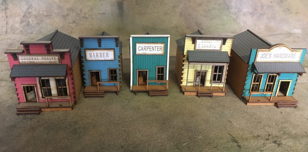 28mm Old West Town set A - Empires at War