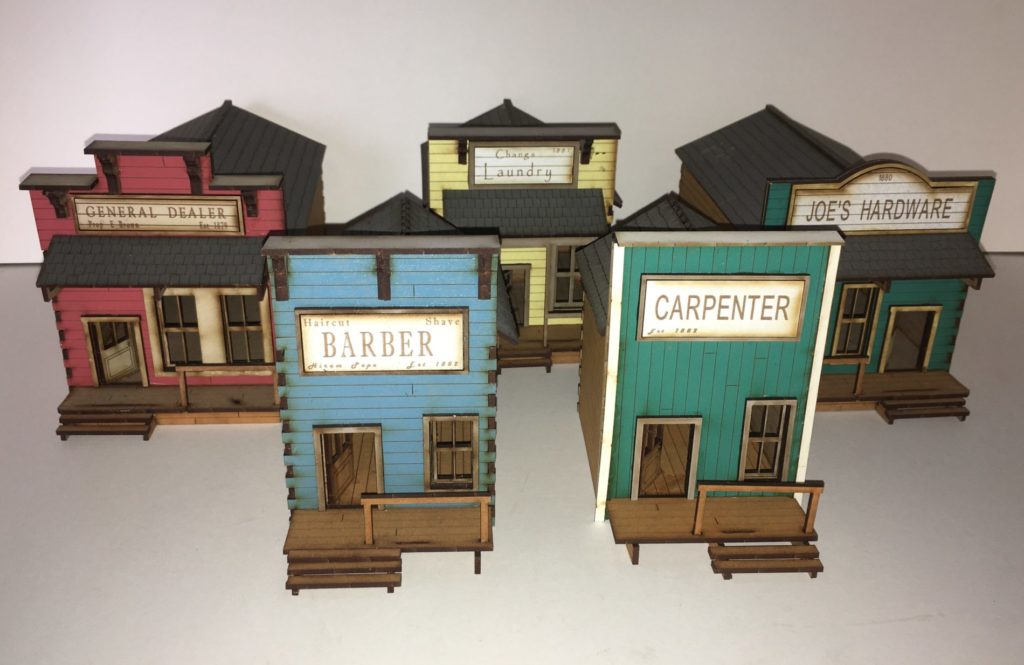 28mm Old West Town set A - Empires at War