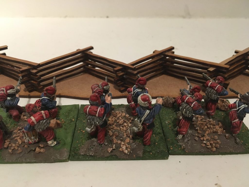 28mm Snake fence set of 5 - Empires at War