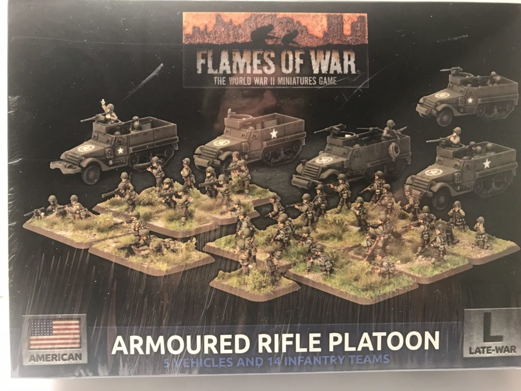 15mm Flames of War US Armoured rifle platoon - Empires at War
