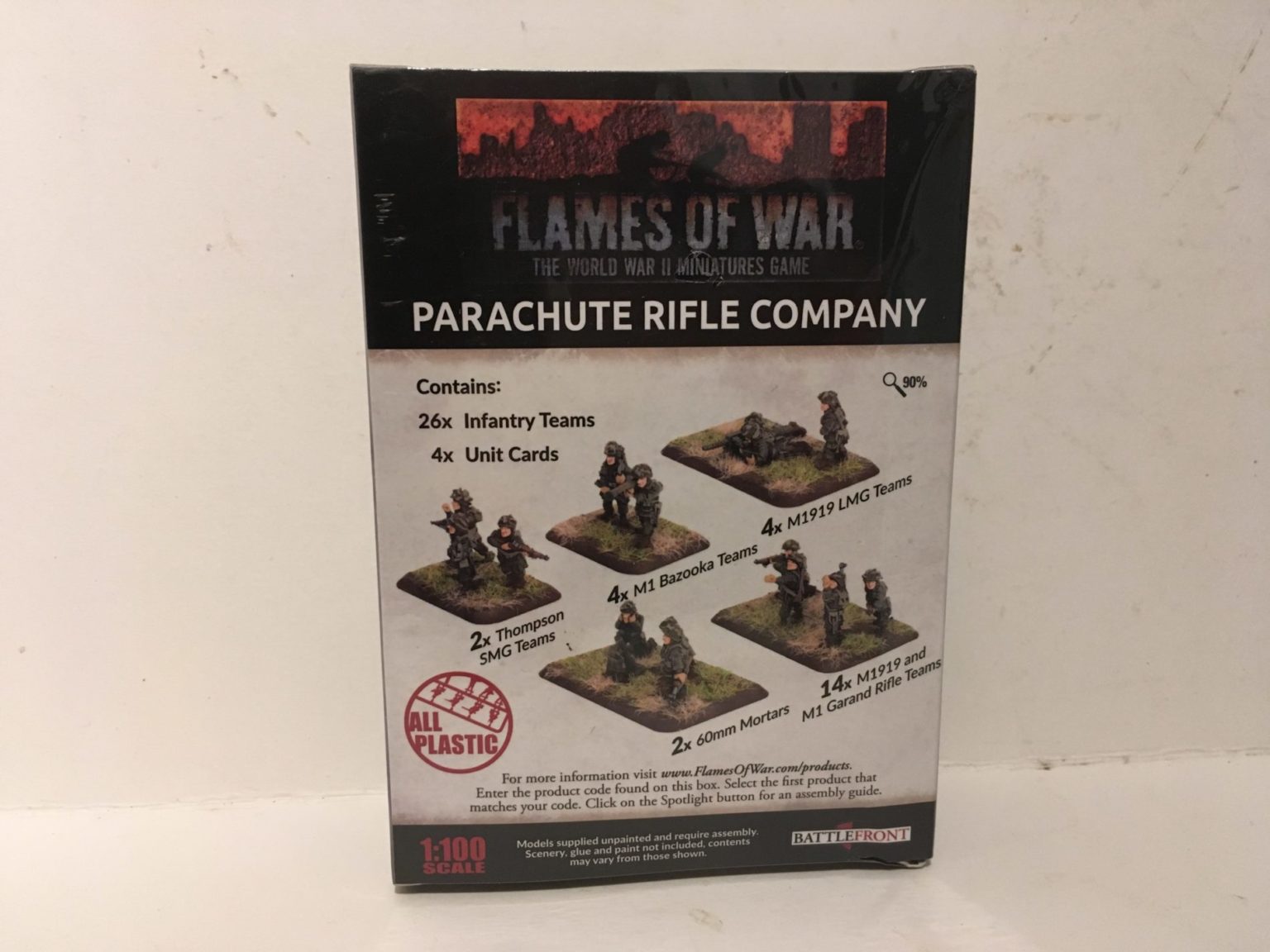 15mm Flames of War US Parachute Rifle company - Empires at War