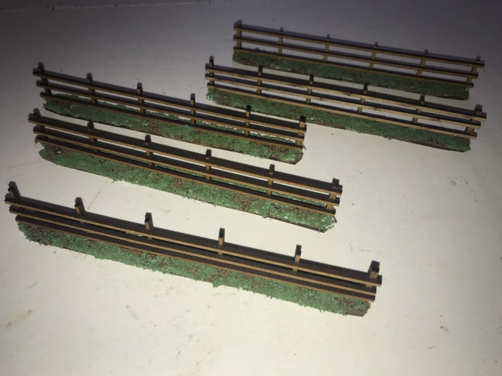28mm Triple Rail fence set of 10 kits - Empires at War