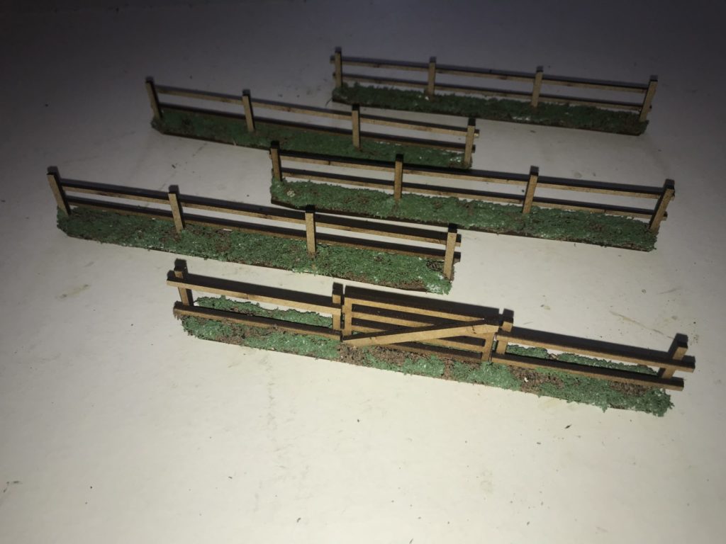 28mm Double Rail fence set of 10 kits - Empires at War
