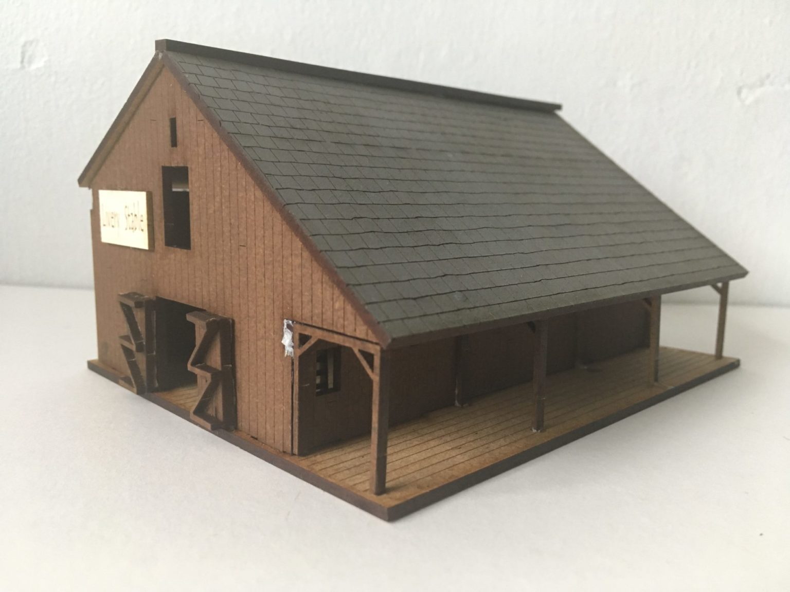 15mm ACW/Old West Livery stable or barn. - Empires at War