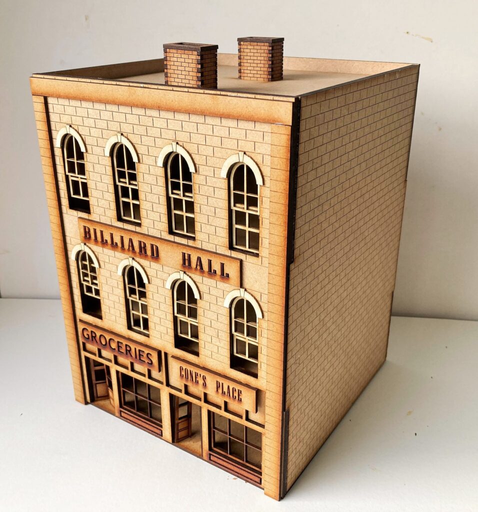 28mm Mob City Billiard Hall block - Empires at War