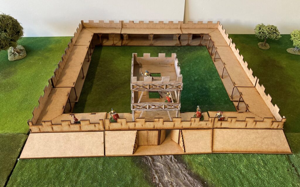 28mm Timber stockade fort. - Empires at War
