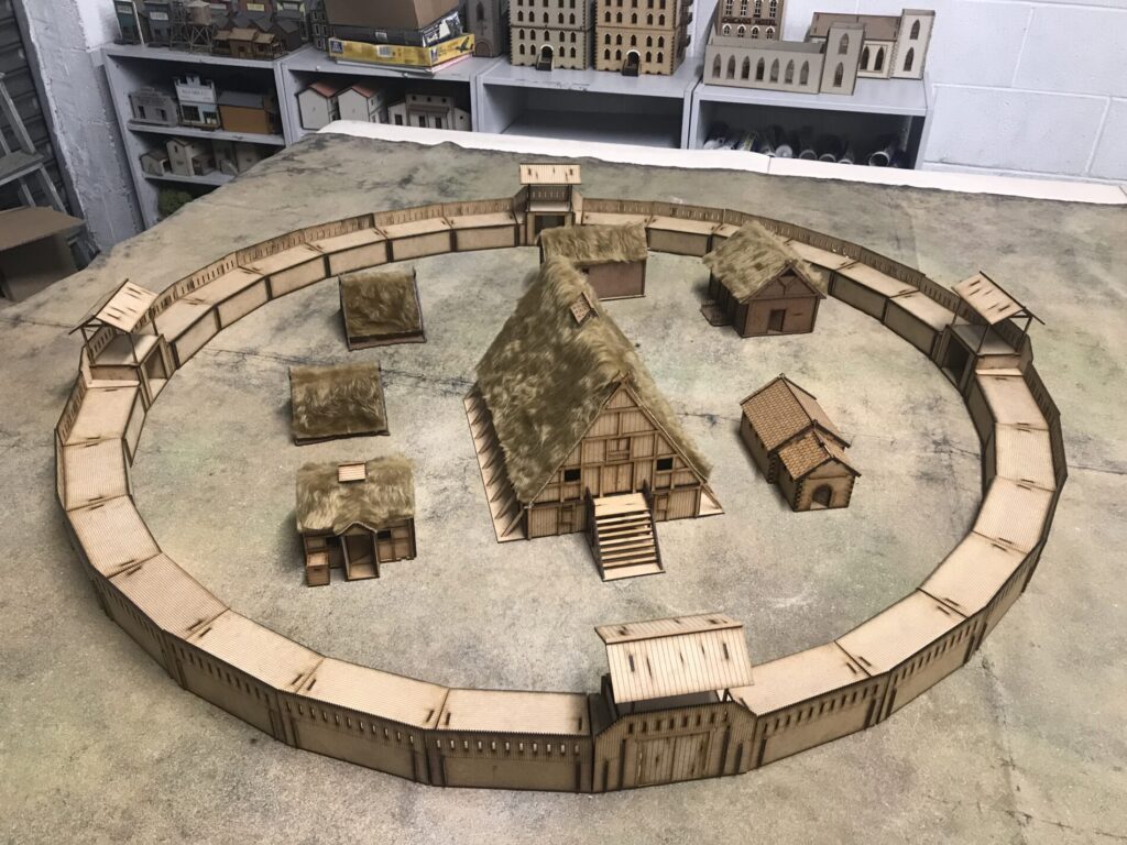 28mm Viking/ Russ fort - Empires at War