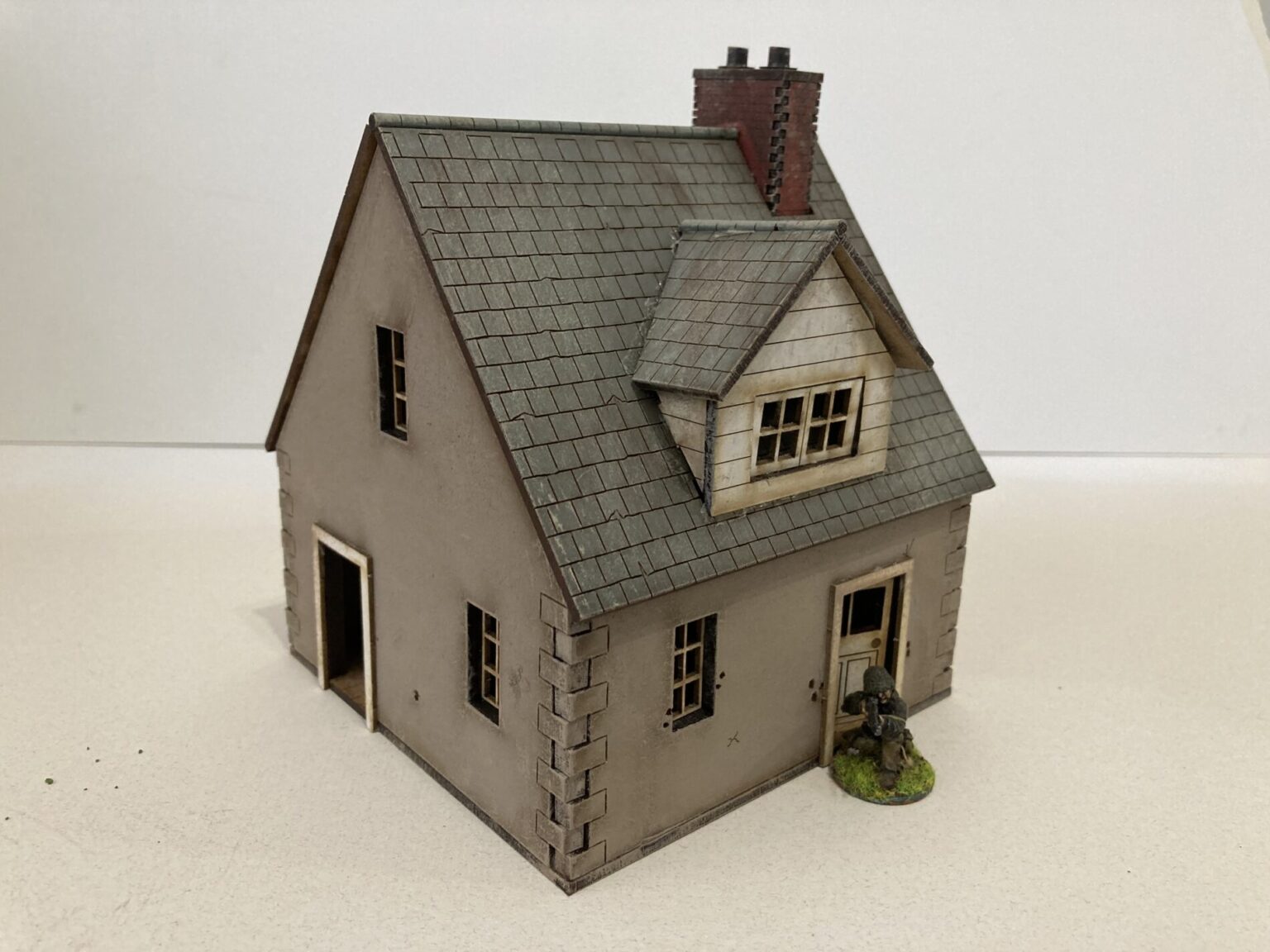 28mm European building ready made house J - Empires at War