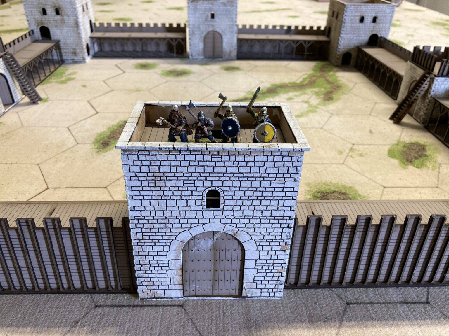 28mm Anglo Saxon Burgh Main gate - Empires at War