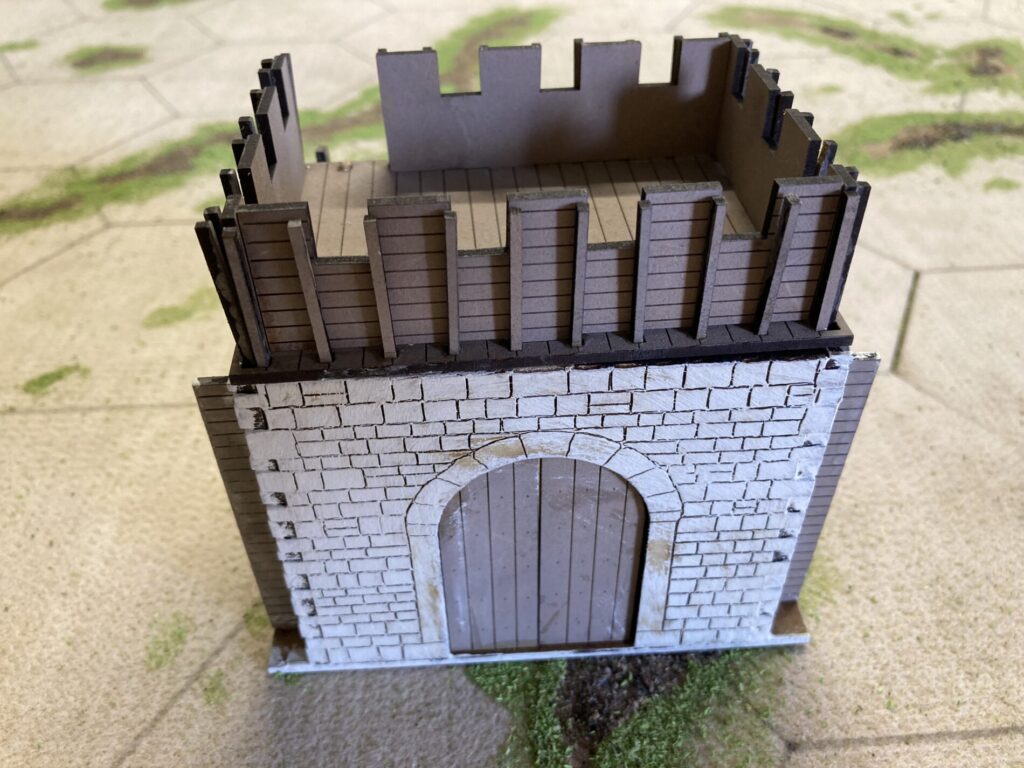 28mm Anglo Saxon Burgh Minor gate - Empires at War