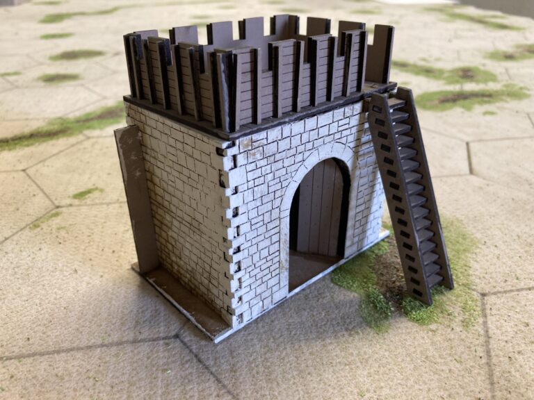 28mm Anglo Saxon Burgh Minor gate - Empires at War