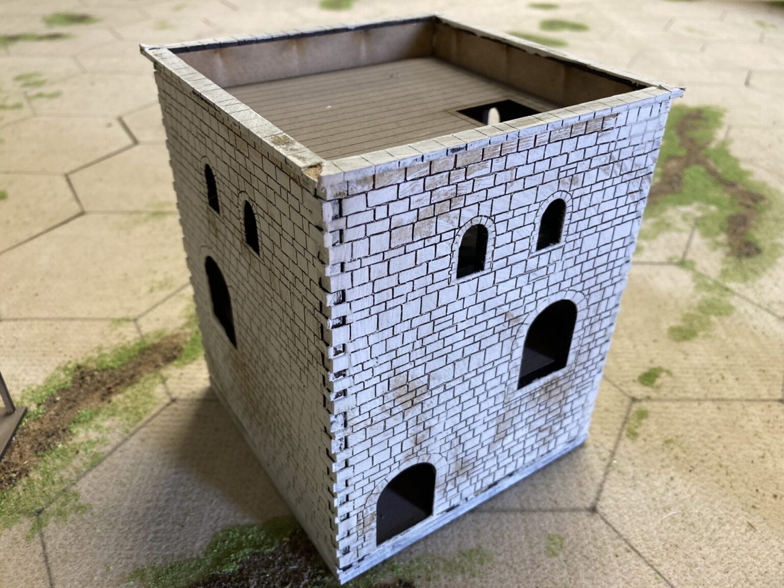 28mm Anglo Saxon Burgh corner tower - Empires at War