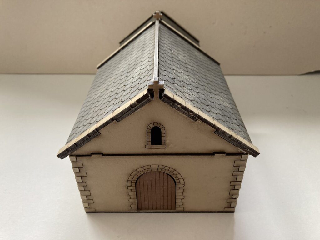 28mm European building ready made-Early Christian church - Empires at War